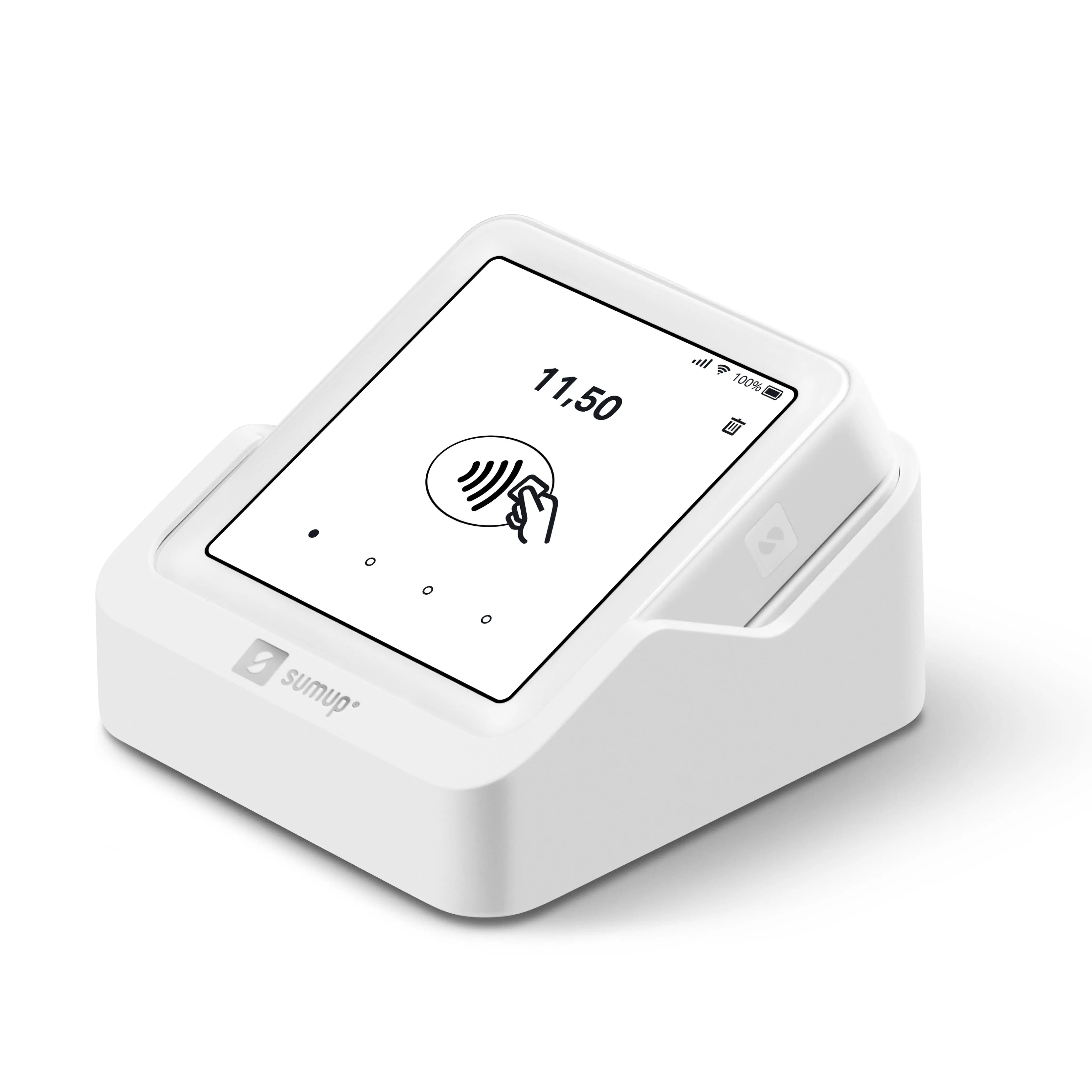 SumUp Solo Card Reader and Cradle for Seamless Transactions ...